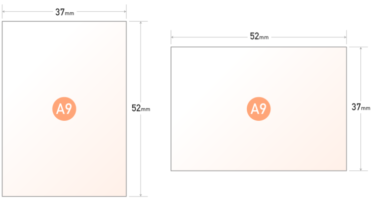 A9用紙の大きと最適画素数 | 規格サイズ.com